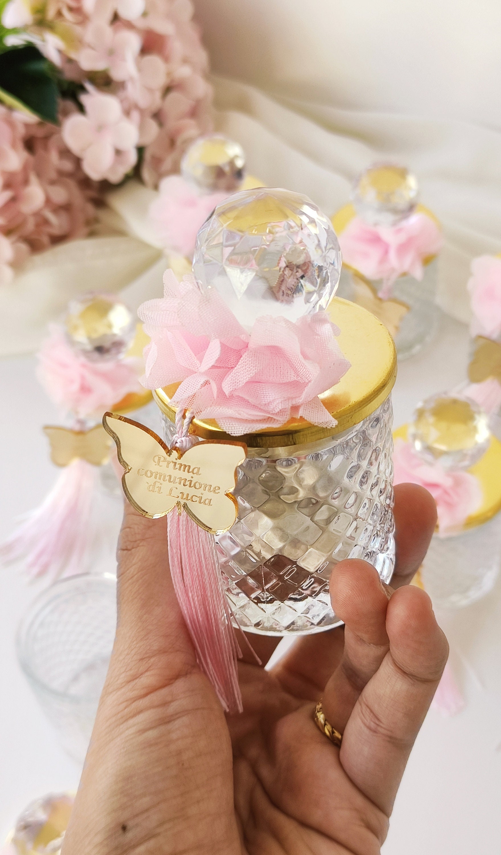 Personalized Glass Candy Dish, Luxury Wedding Favors, Baptism Gifts - Etsy