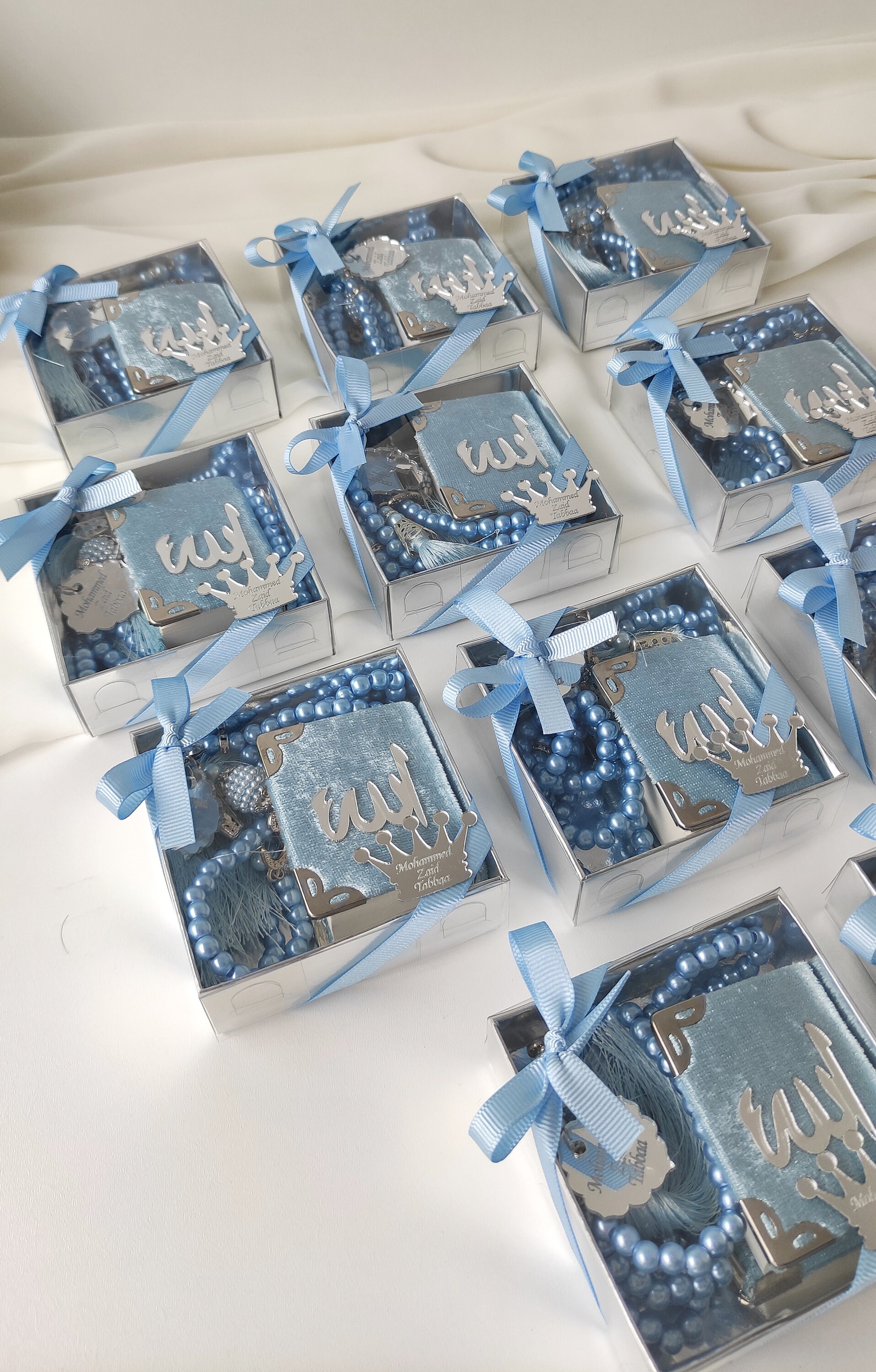 Blue Mini Quran Giftislamic Baby Shower Giftameen | Etsy