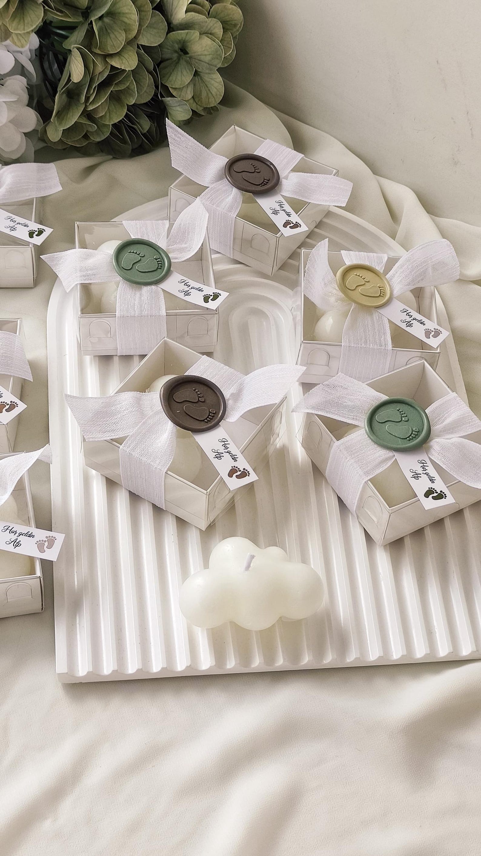 Tiny Cloud Candle Gifts for Baptism Ceremony, Scented Candles, Guest ...