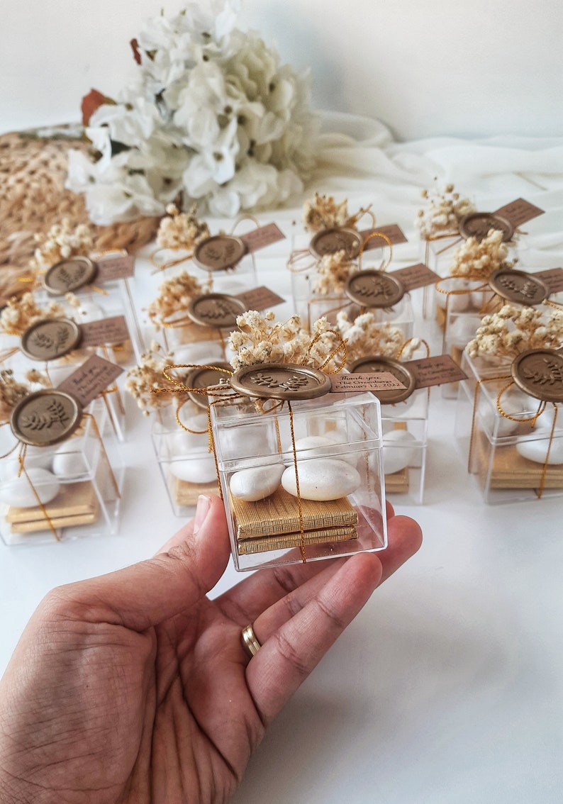 Rustic Wedding Favors Boxchocolate Gifts Boxeswax Seal Favos - Etsy