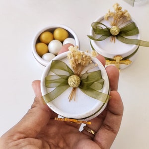 Boho Christening Chocolate Box, Candy Favors, Baptism Favor for Guests ...