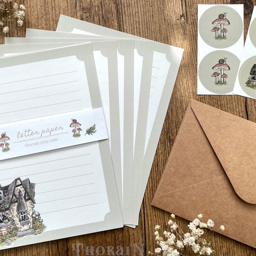 Cottagecore Letter Writing Set Aesthetic Fairytale Letter - Etsy Canada