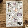 BUNDLE: Dark Cottagecore Sticker Sheets | Green Witch Journal Stickers ...