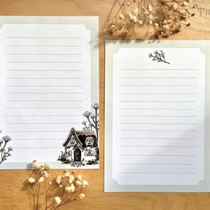 Cottagecore Letter Writing Set Aesthetic Fairytale Letter Paper ...