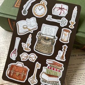 Dark Academia Sticker Sheet | Dark Academia Journal Sticker Set ...