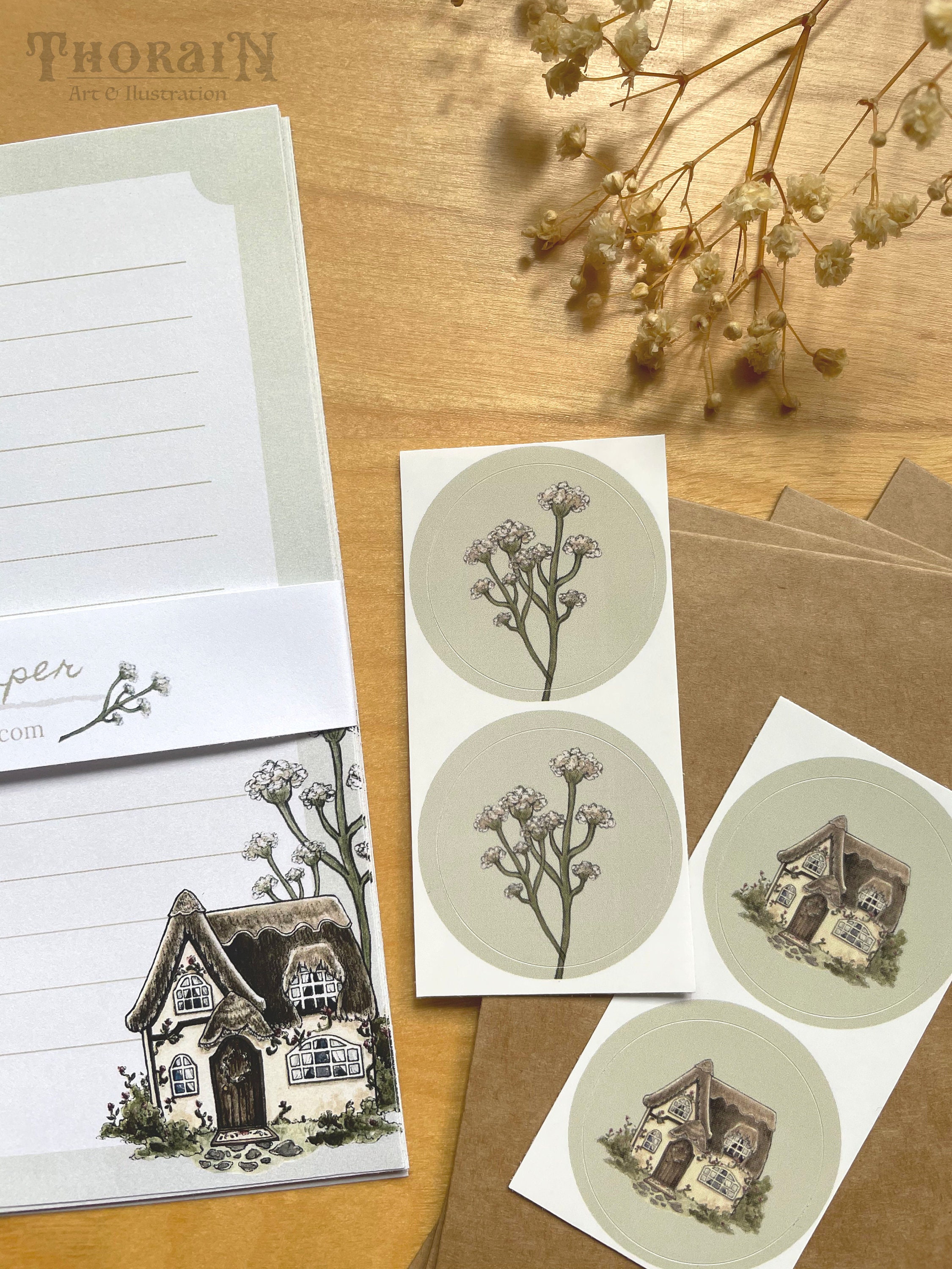 Cottagecore Letter Writing Set Aesthetic Fairytale Letter | Etsy Canada