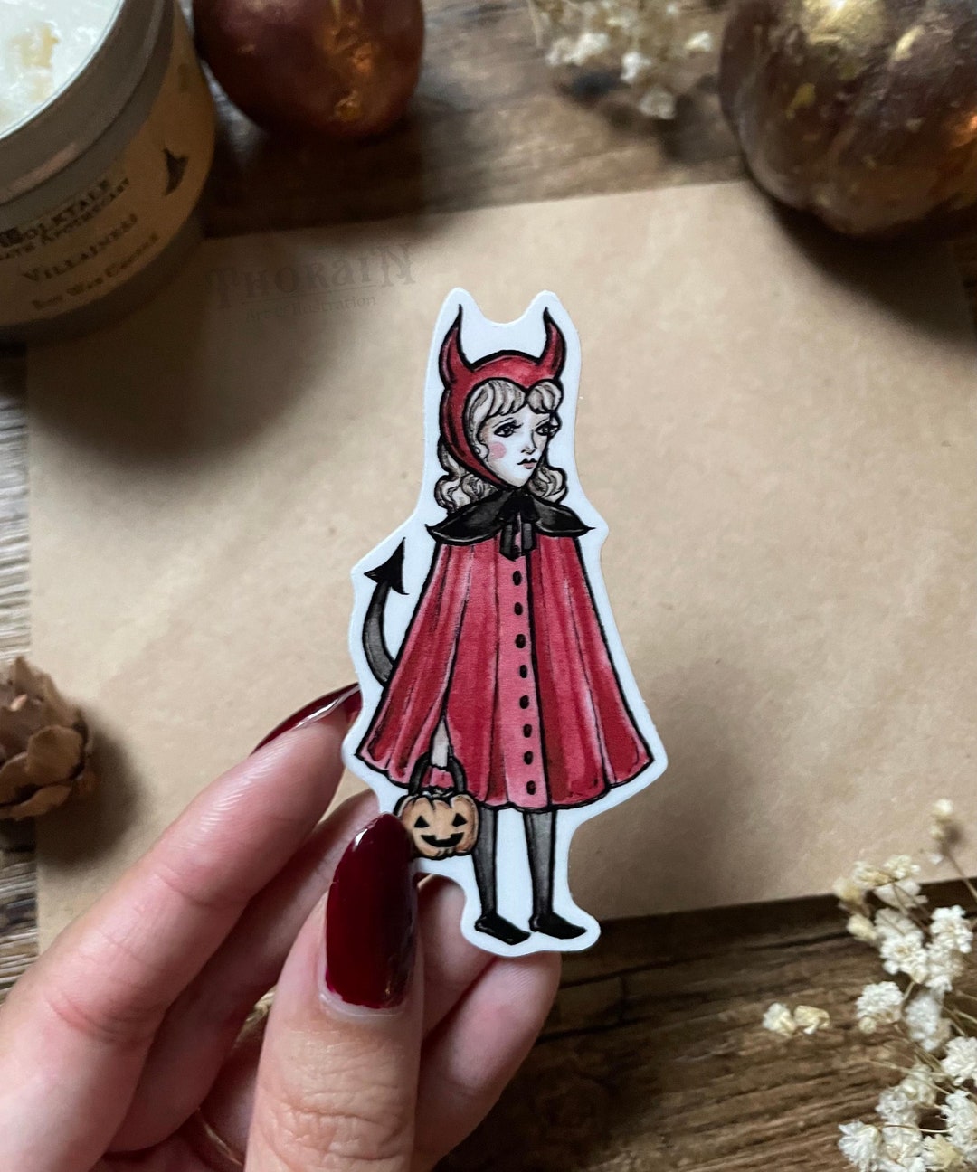 Devil Girl Sticker | Trick or Treaters Sticker Pack | Cute Classic ...