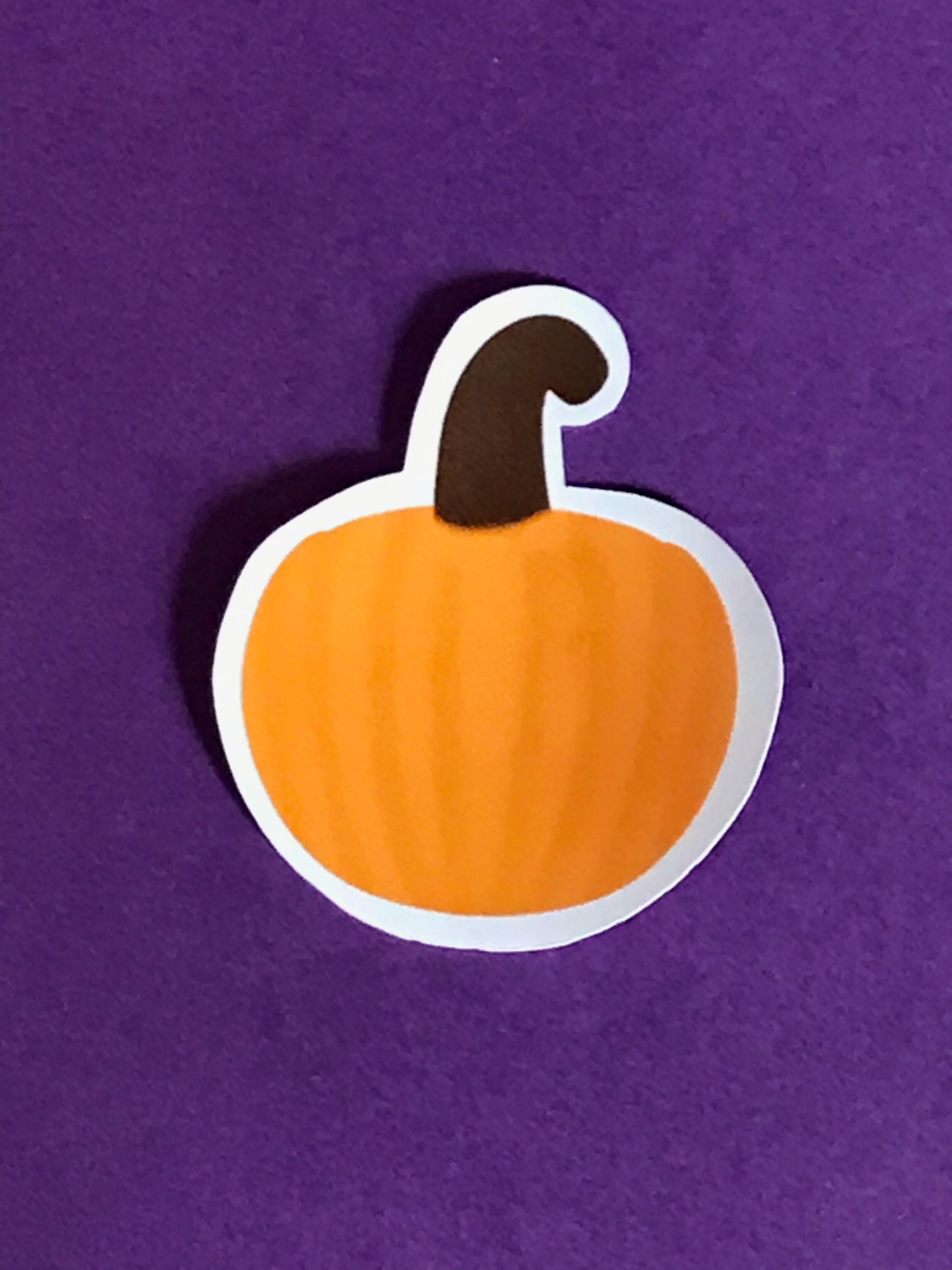 8 waterproof orange stickers pack or individual | Etsy