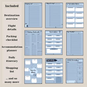 Digital Travel Planner, Trip Itinerary Planner, Vacation Planner ...