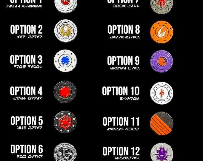 Star Wars Inspired Magnetic Emblems/badges Styles 1 to 4 - Etsy