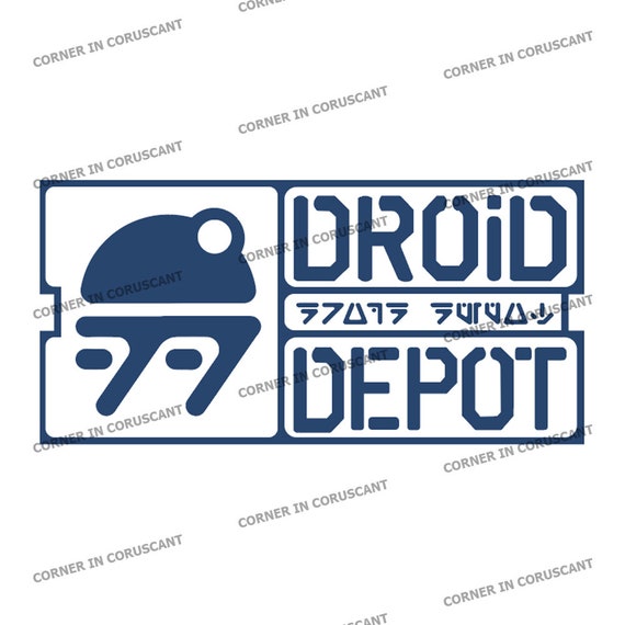Droid Depot SVG File Only - Etsy