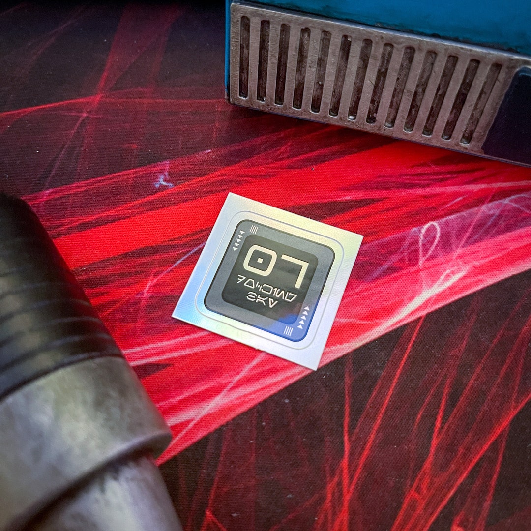 Docking Bay 7 Aurebesh Square Holographic Sticker - Etsy