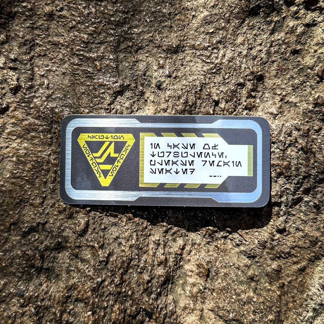 Turbulence Warning - Galactic Starcruiser Restroom Sign - Metallic ...