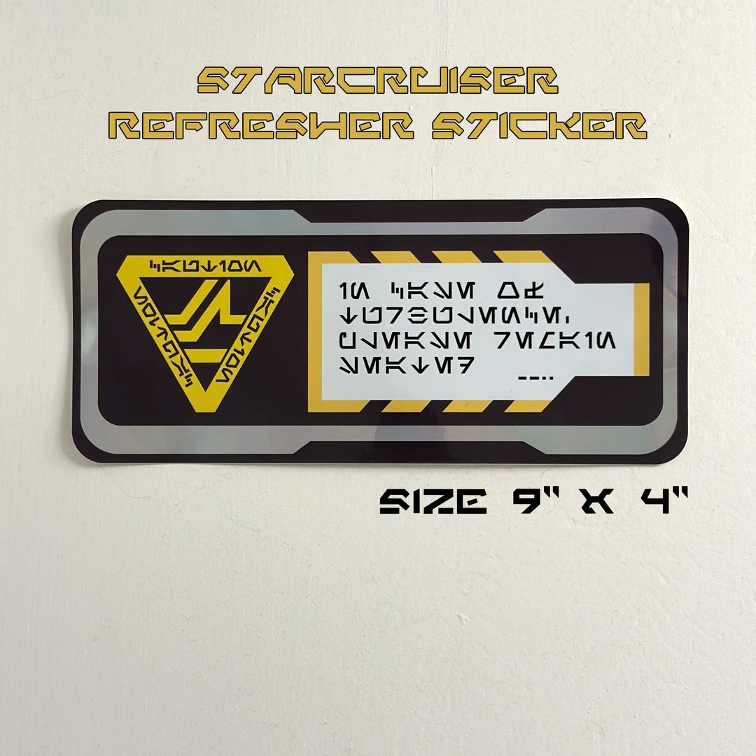 9"x4" Turbulence Warning - Galactic Starcruiser Refresher Sign ...