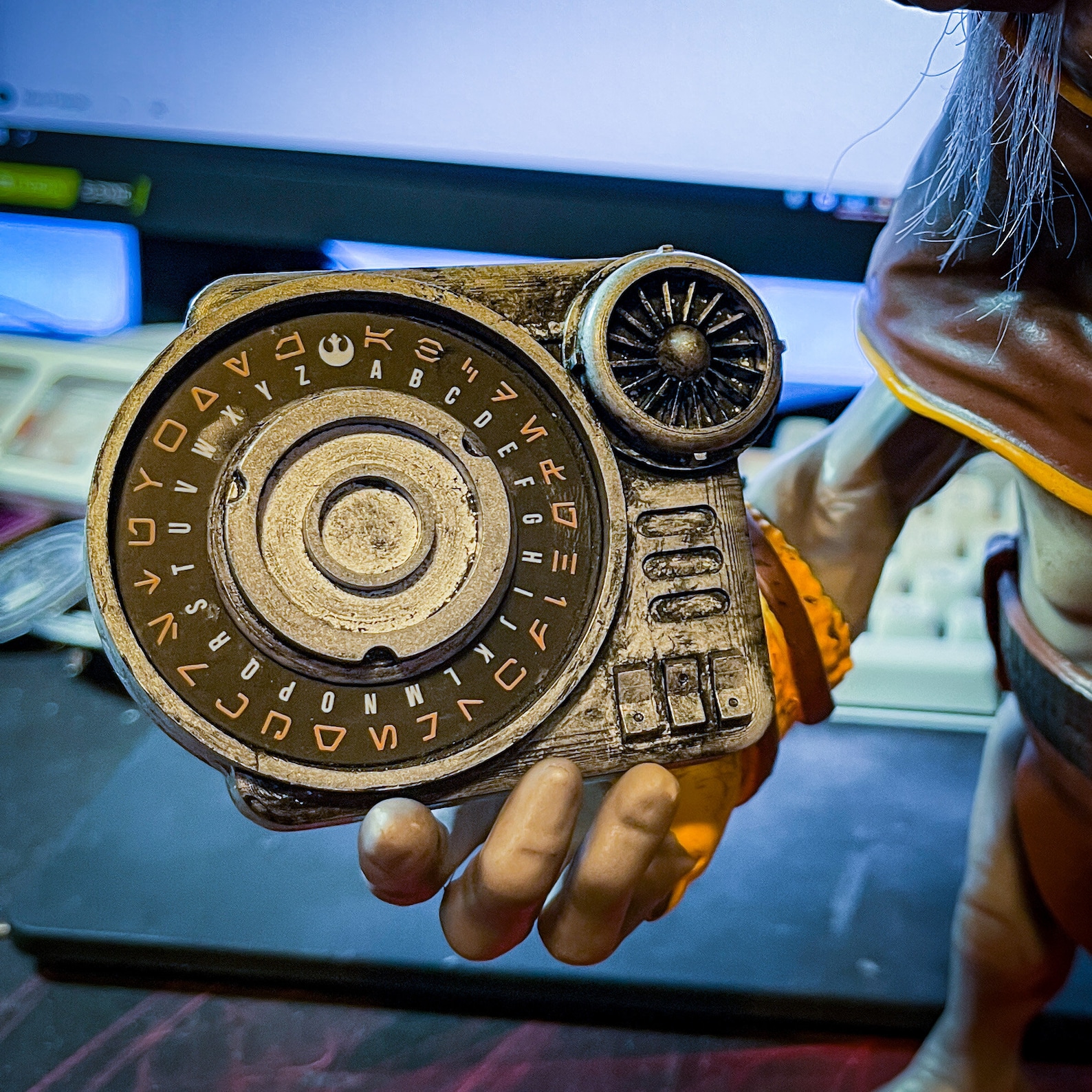 Aurebesh Translator Greeblie Pin With NFC Chip Collaboration - Etsy