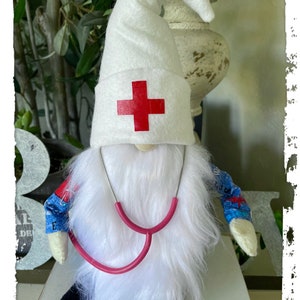 Nurse Gnome, Gnome for Health Care Provider, Medical Staff Appreciation ...