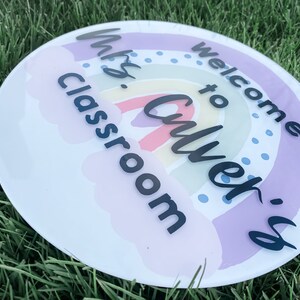 Personalized Teacher Welcome to My Classroom Sign / Teacher Gifts ...