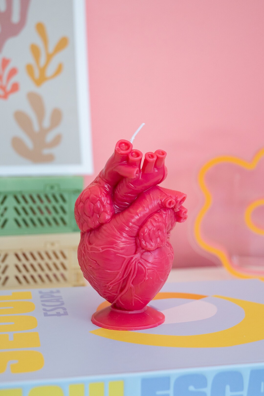 Heart Candle / Real Heart Candle / Human Heart Organ / Life - Etsy