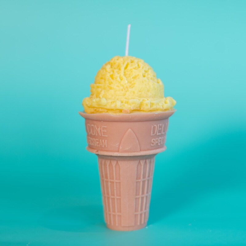 Ice Cream Candle - Etsy