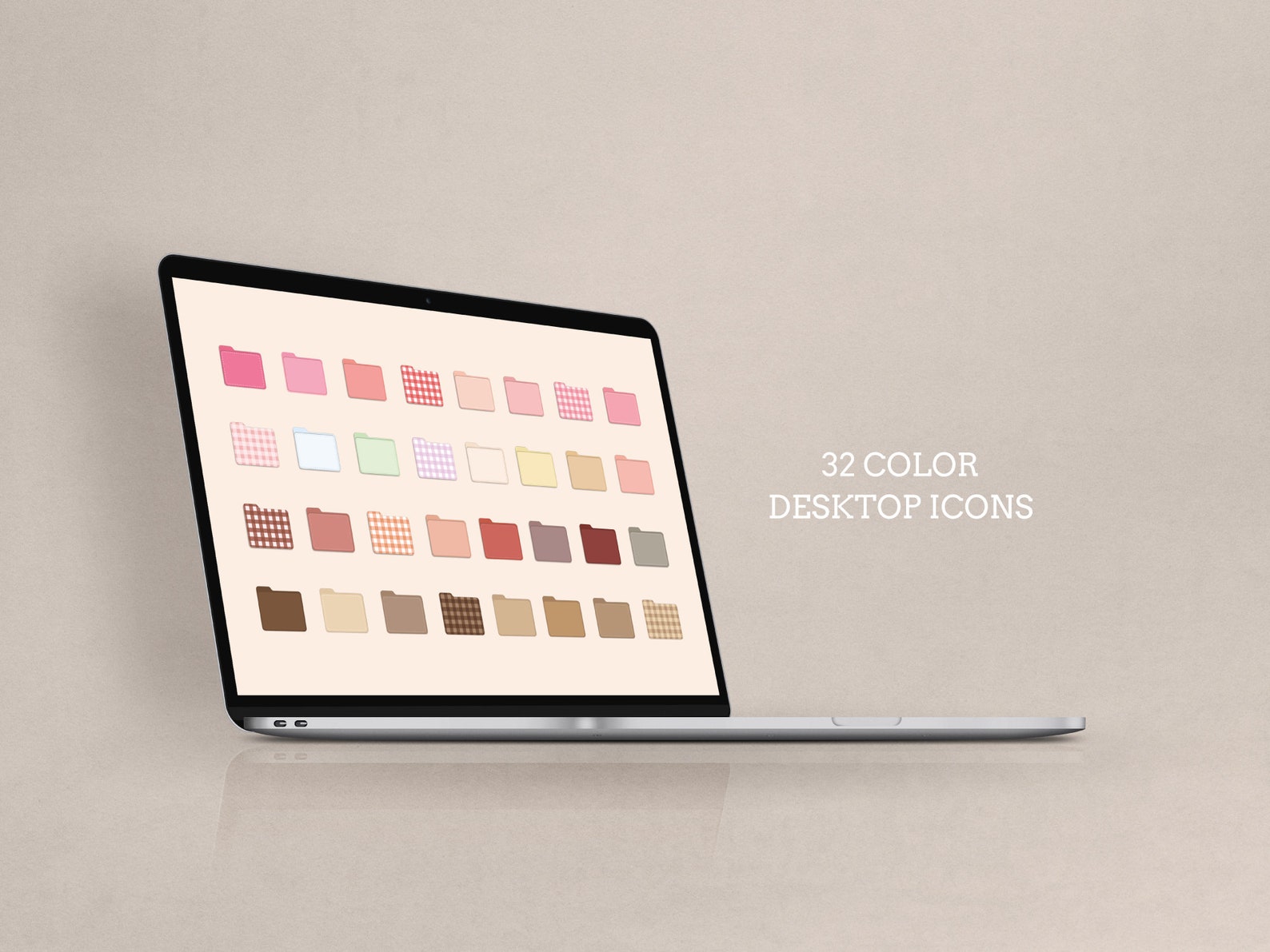 Mac Folder Icon Bundle, Desktop Folder Icon Pack, Mac Book Folder ...