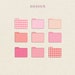 Pink Color Desktop Folder Icons, MacBook Organizer Icons, Folder Icons ...