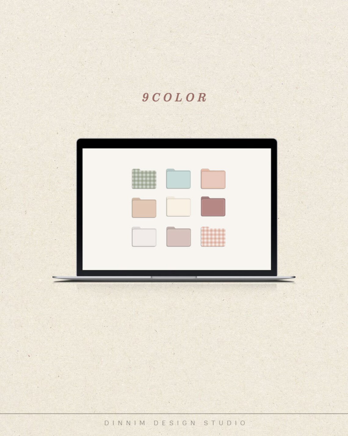 Neutral Color Desktop Icons, Cozy Beige Aesthetic Png, MacBook Folder ...
