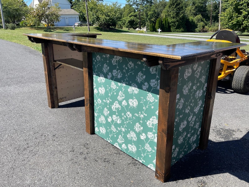 DIY Wrap Around Bar Plans - Build Your Own Stylish Bar - 8ft Wide! - Etsy