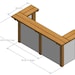 DIY Wrap Around Bar Plans Build Your Own Stylish Bar 8ft Wide - Etsy