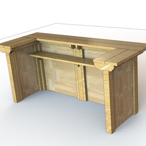 DIY Wrap Around Bar Plans - Build Your Own Stylish Bar - 8ft Wide ...