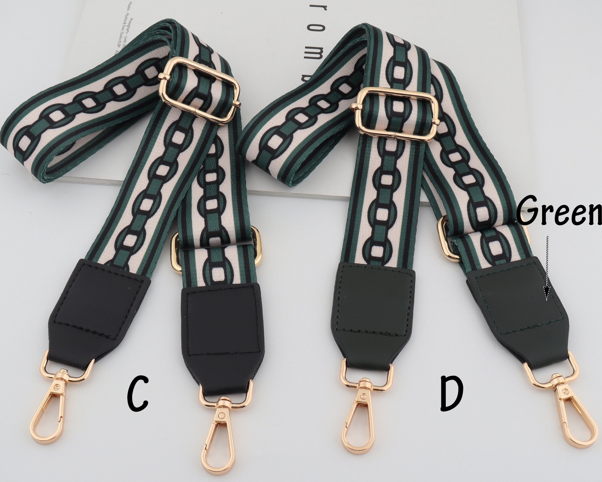 3.8cm Width Adjustable Black Red Bag Strap Crossbody Bag - Etsy