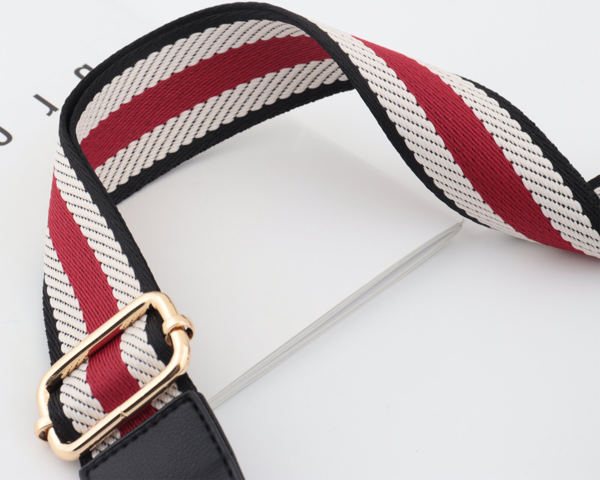 3.8cm Width Adjustable Striped Bag Strap,canvas Bag Strap, Crossbody ...