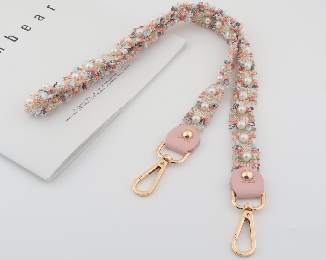 25mm Width，pearl Pink Bag Strap, Camera Strap, Shoulder Bag, Handmade ...