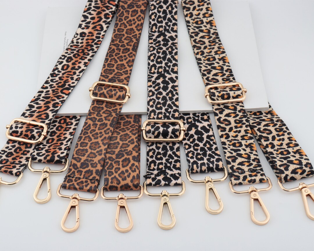 3.8cm Width Adjustable Shoulder Strap / Leopard Print Shoulder Strap ...