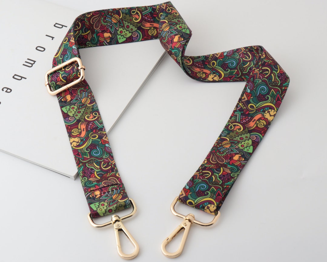 3.8cm Width Adjustable Green Bag Strap, Crossbody Bag Strap，canvas ...