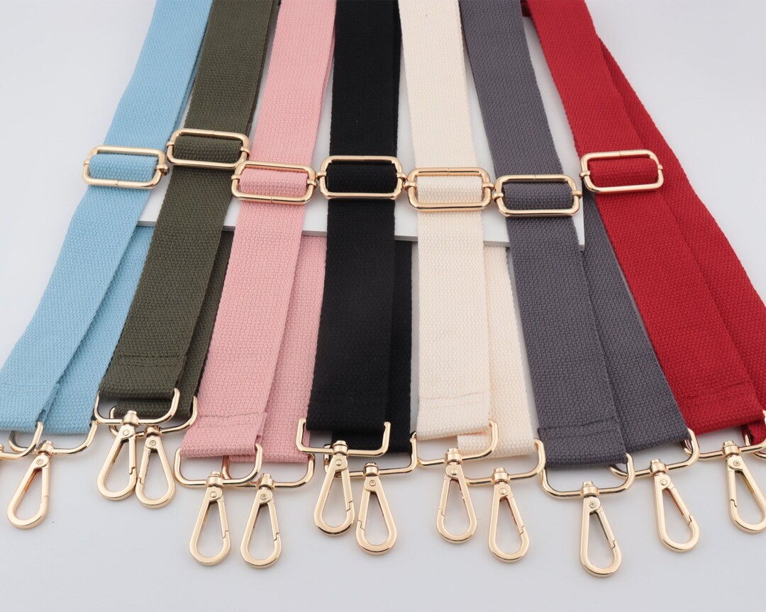 3.8cm Width Adjustable Embroidery Webbing Shoulder Purse Strap,canvas ...