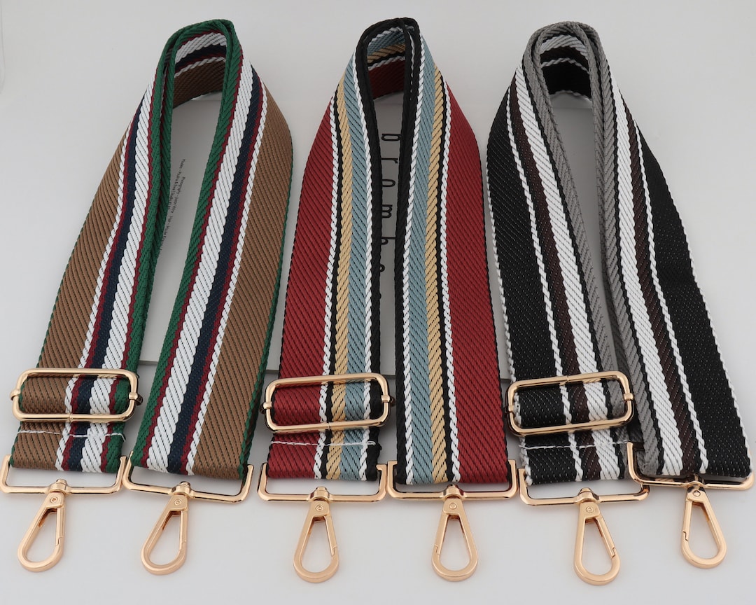 5cm Width Adjustable Striped Bag Strap,canvas Bag Strap, Cross Body ...