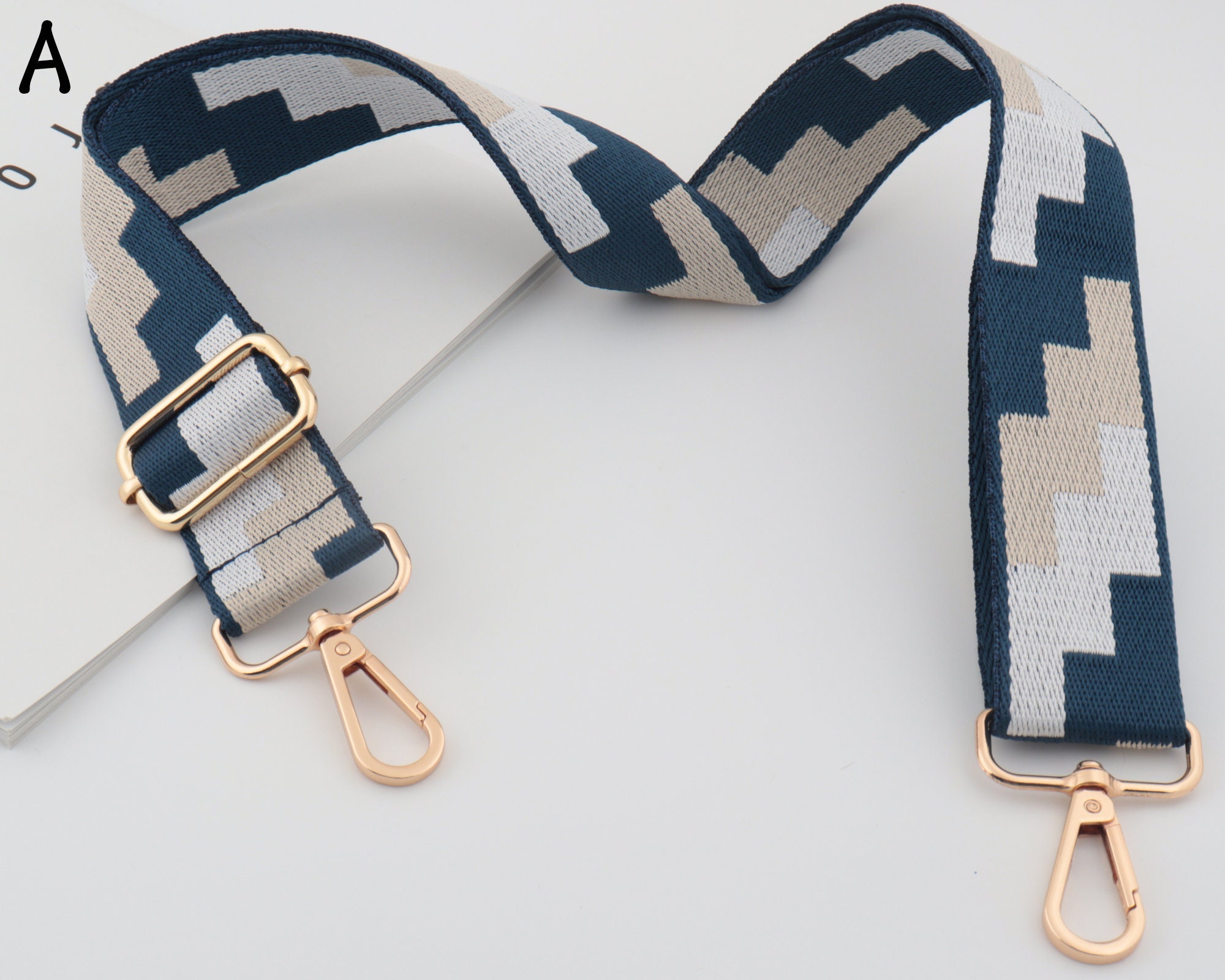 3.8cm Width Adjustable Embroidery Webbing Shoulder Purse - Etsy