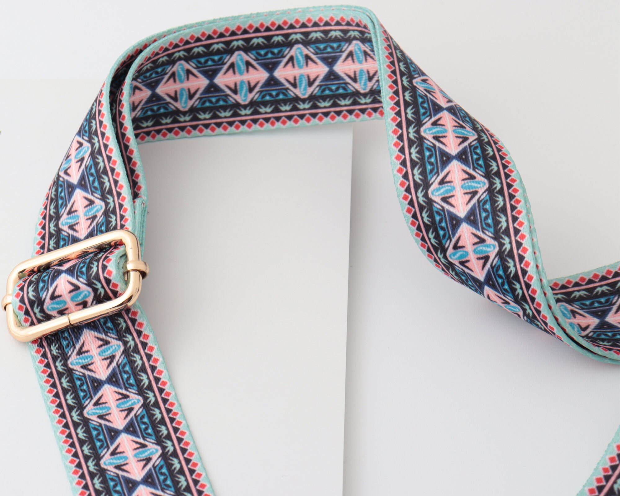 3.8cm Width Adjustable Blue Bag Strap, Crossbody Bag Strap，canvas Sling ...