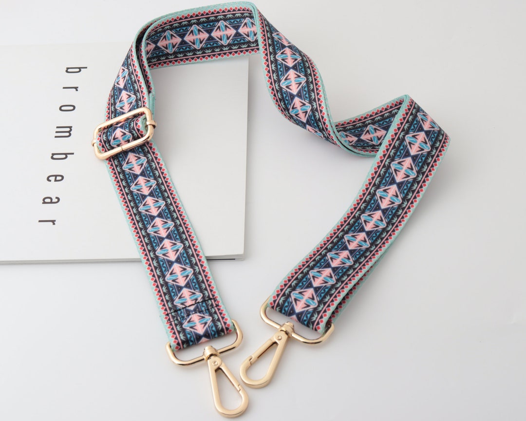 3.8cm Width Adjustable Blue Bag Strap, Crossbody Bag Strap，canvas Sling ...