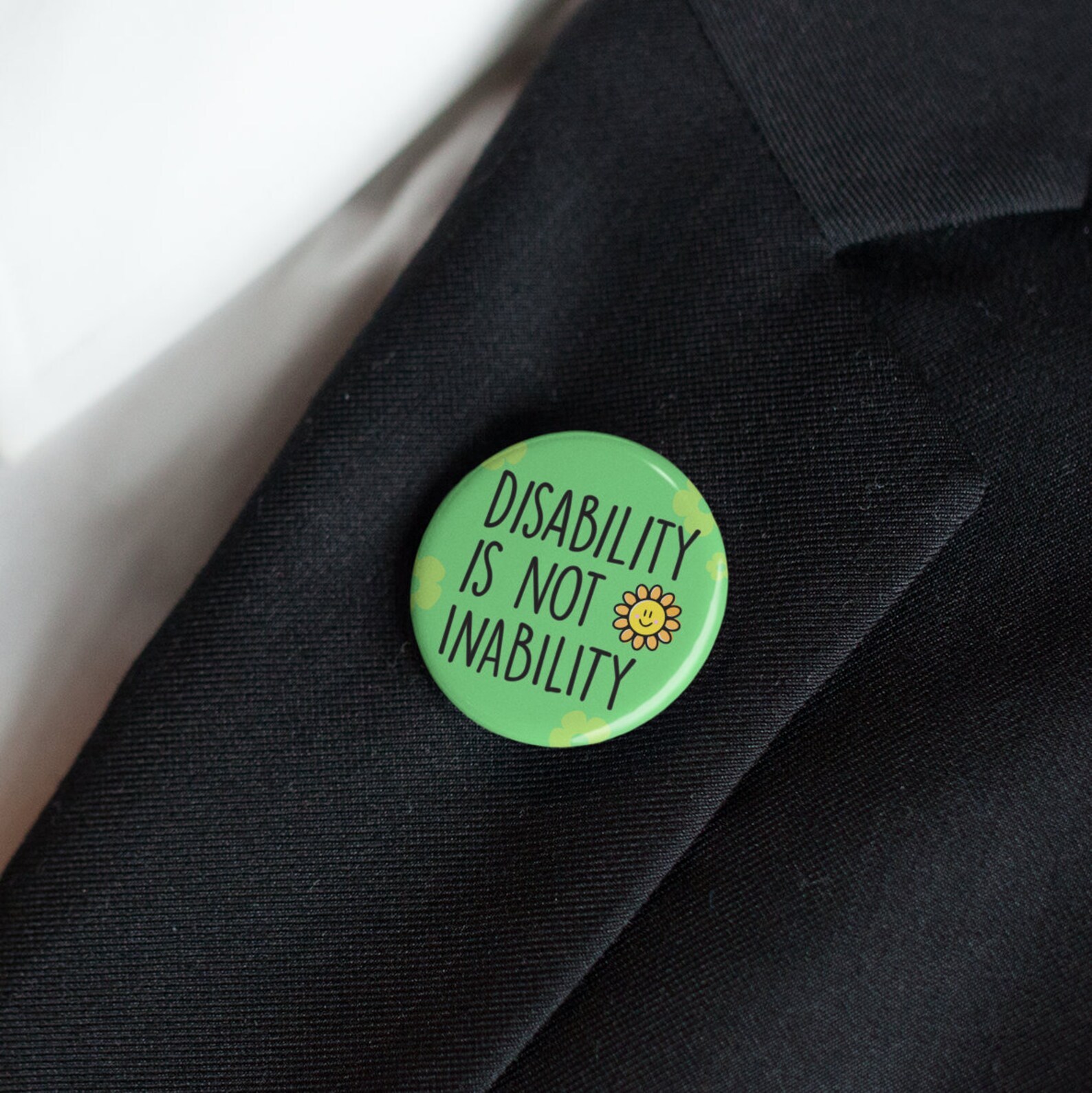Disability is Not Inability Badge Pin Invisible Illness - Etsy UK
