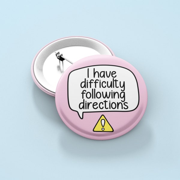 Dyslexia Pin Badge - Etsy UK