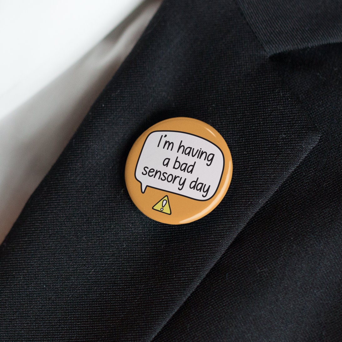 I'm Having A Bad Sensory Day Pin Badge Sensory | Etsy UK