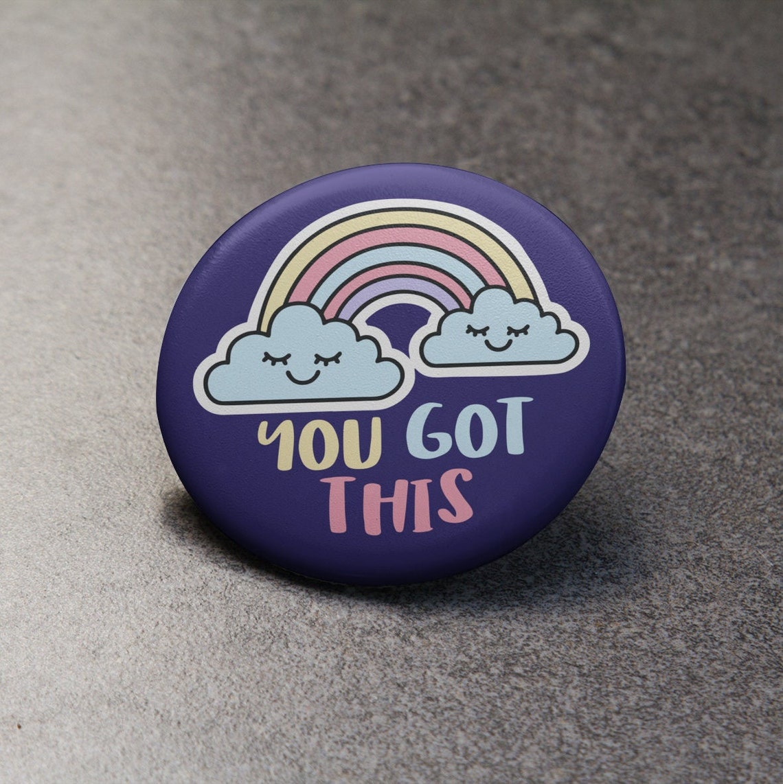 You Got This Badge Pin Motivational Pin Slogan Pins - Etsy