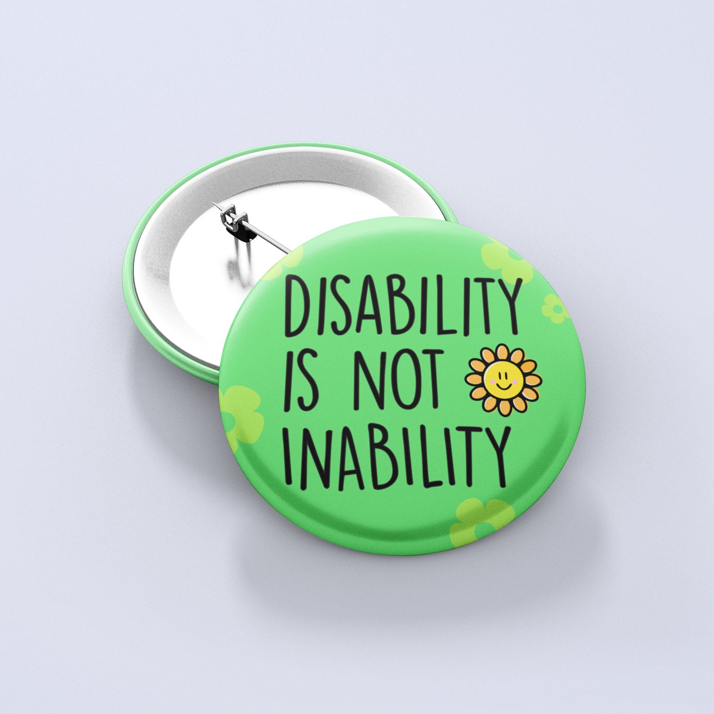Disability is Not Inability Badge Pin Invisible Illness - Etsy UK