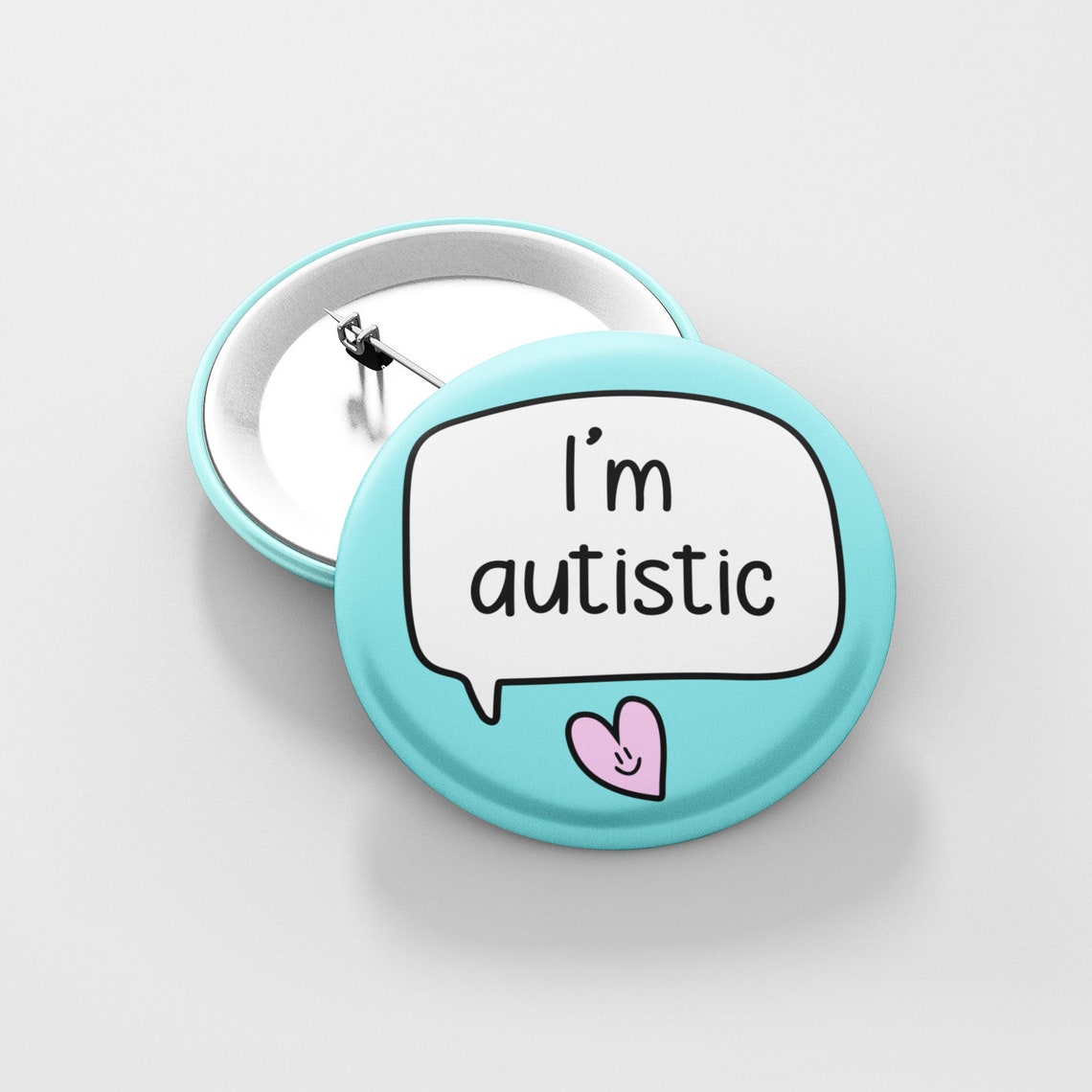 I'm Autistic Badge Pin Neurodivergent Button Badge - Etsy UK