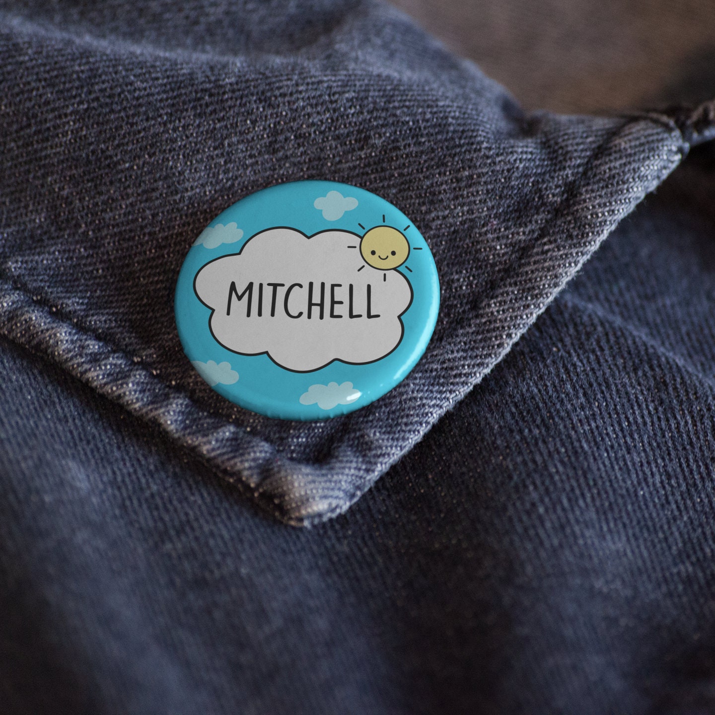 Custom Name Wording Badge Pin Personalised Gift Custom - Etsy