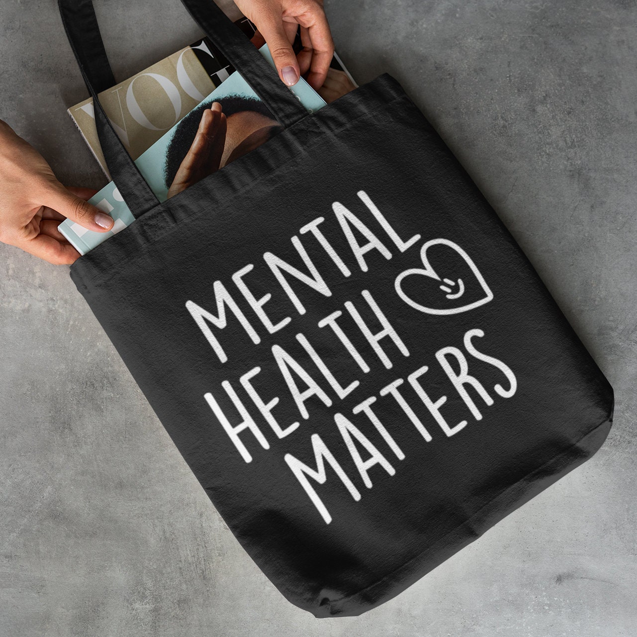 Mental Health Matters Tote Bag Mental Health Gifts | Etsy