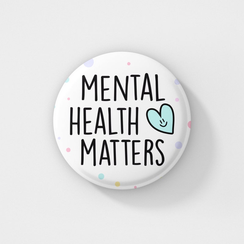 Mental Health Pin - Etsy
