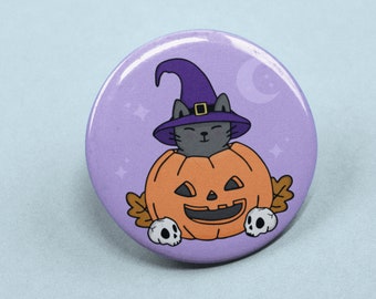 Ghost Cat Pin - Etsy
