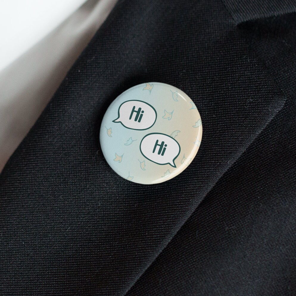 Hi Hi Inspired Heartstopper Pin Gay Pride LGBTQ Pride - Etsy